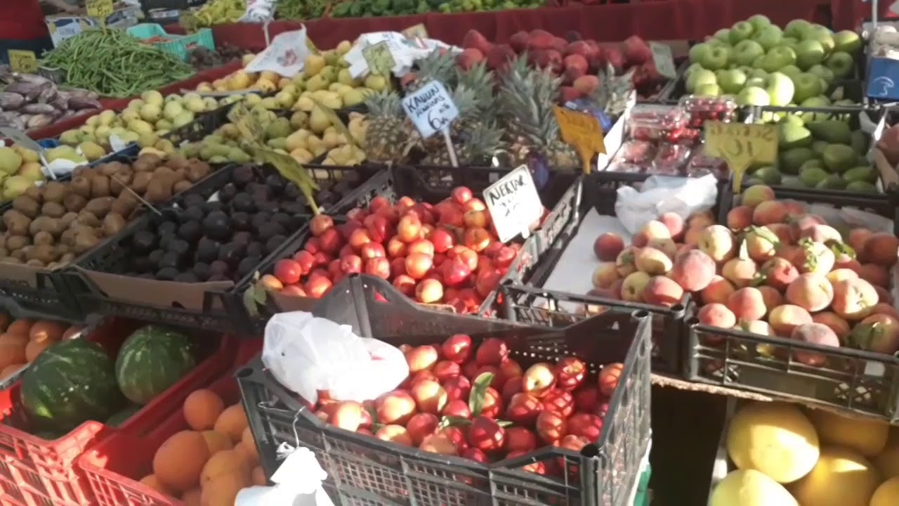 North Cyprus local market - YouTube