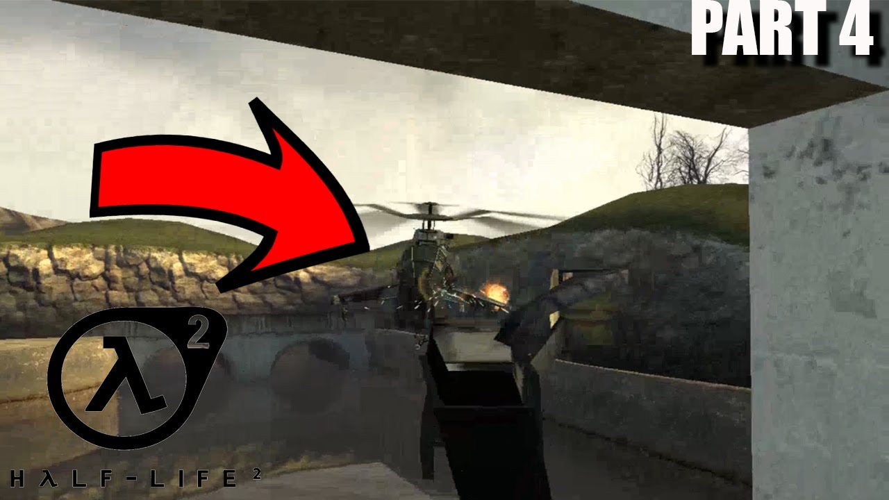 Destroying Combine Helicopter |Half-Life 2|Gameplay|Walkthrough|PT 4 ...