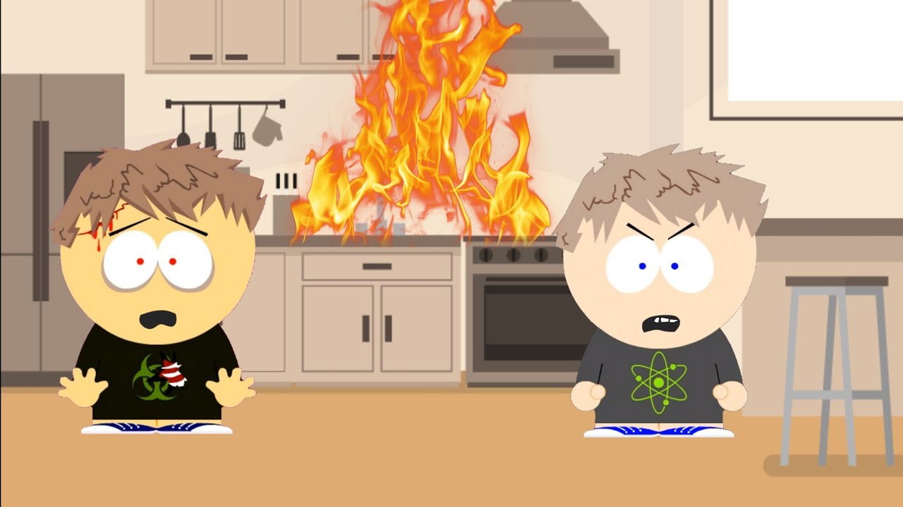 My Evil Clone Sets The Kitchen On Fire And Gets Grounded - YouTube