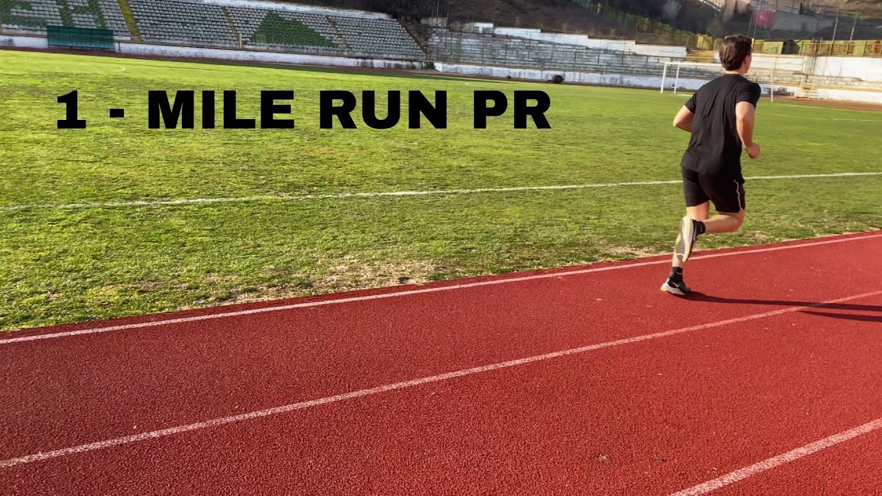 1-MILE RUN PR | Бягане на 1 миля (личен рекорд) - YouTube