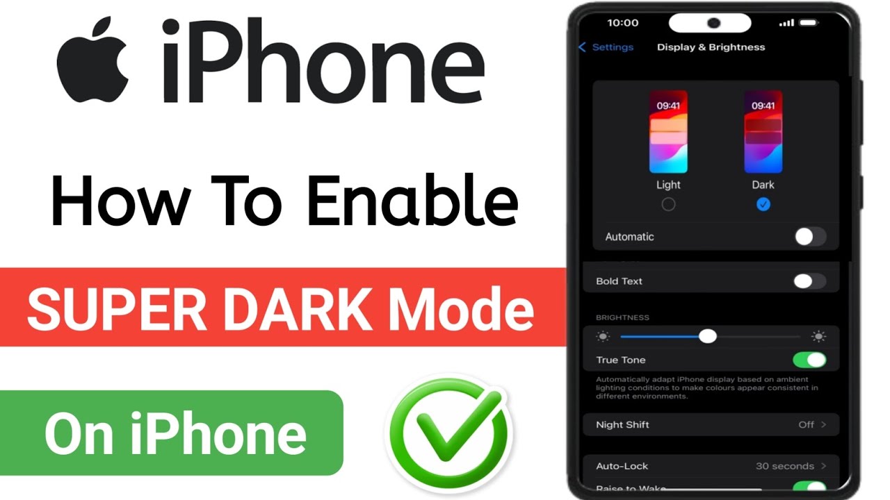 How To Enable SUPER DARK Mode On iPhone (Reduce Eye Strain & Save ...