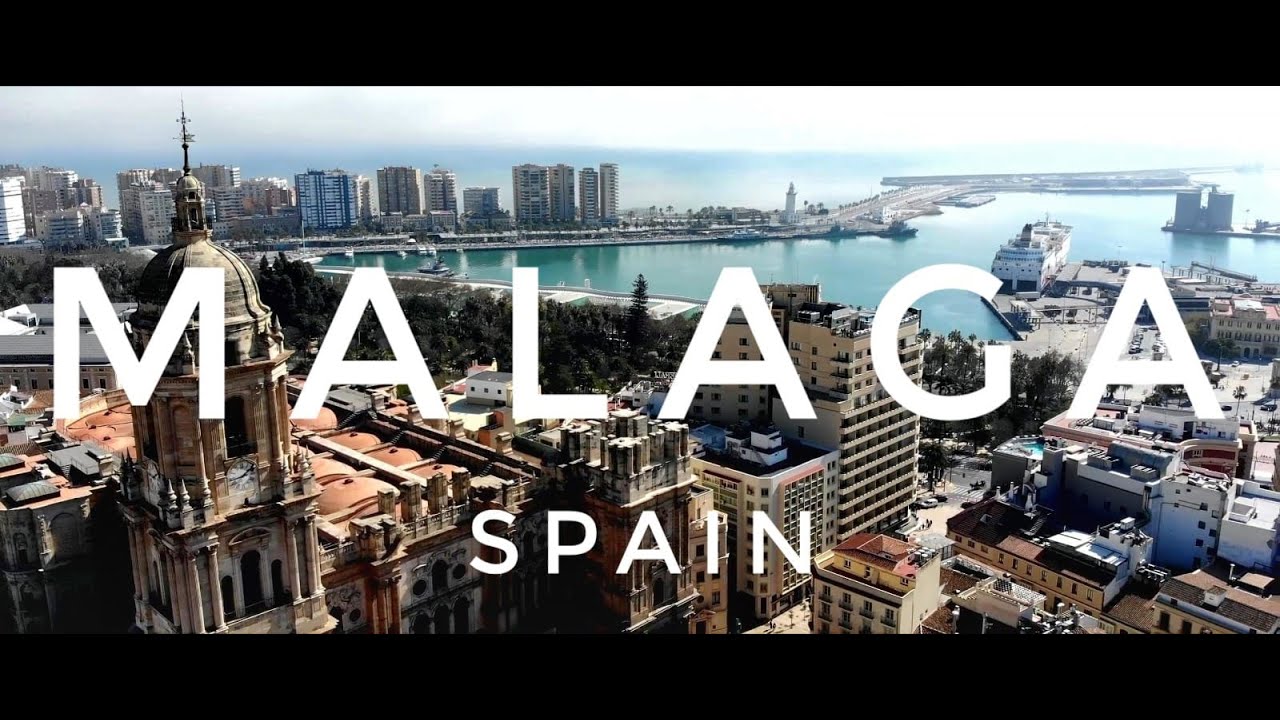 Malaga - Spain - Drone - Sightseeing - YouTube
