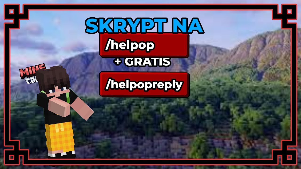 [FREE] Skrypt na komendę /helpop - DZIAŁA na ATERNOSIE! - YouTube