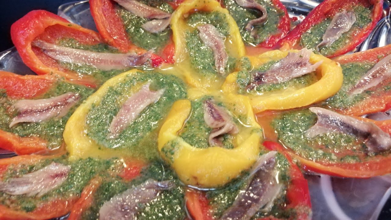 #peperoni in salsa verde con acciughe#salsa verde con acciughe per ...