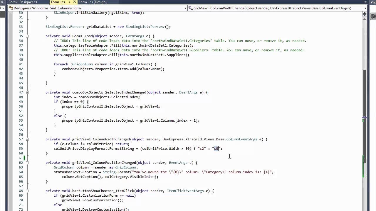 DevExpress WinForms Grid Columns: Auto Width Mode - YouTube