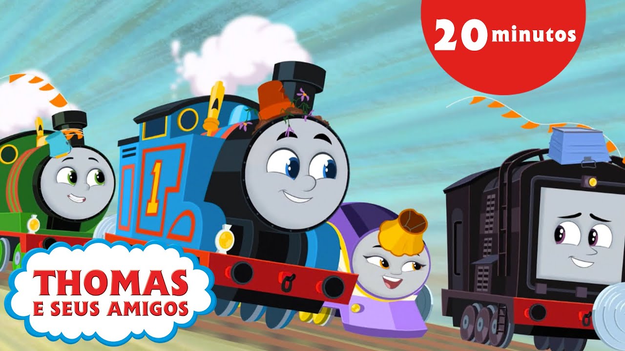 Thomas e Seus Amigos | Trens a Dodo Vapor | Compilação de Músicas ...
