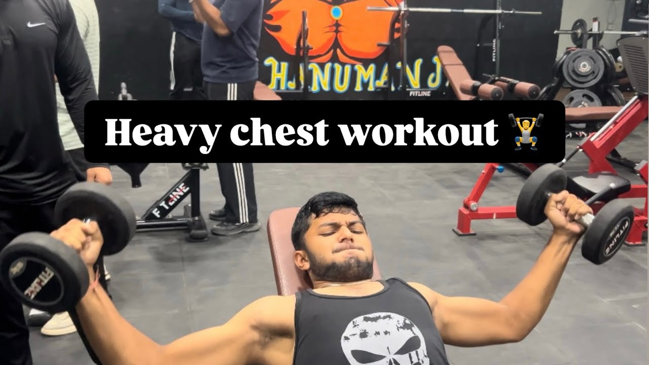 HEAVY chest workout with FUN🤩 - YouTube