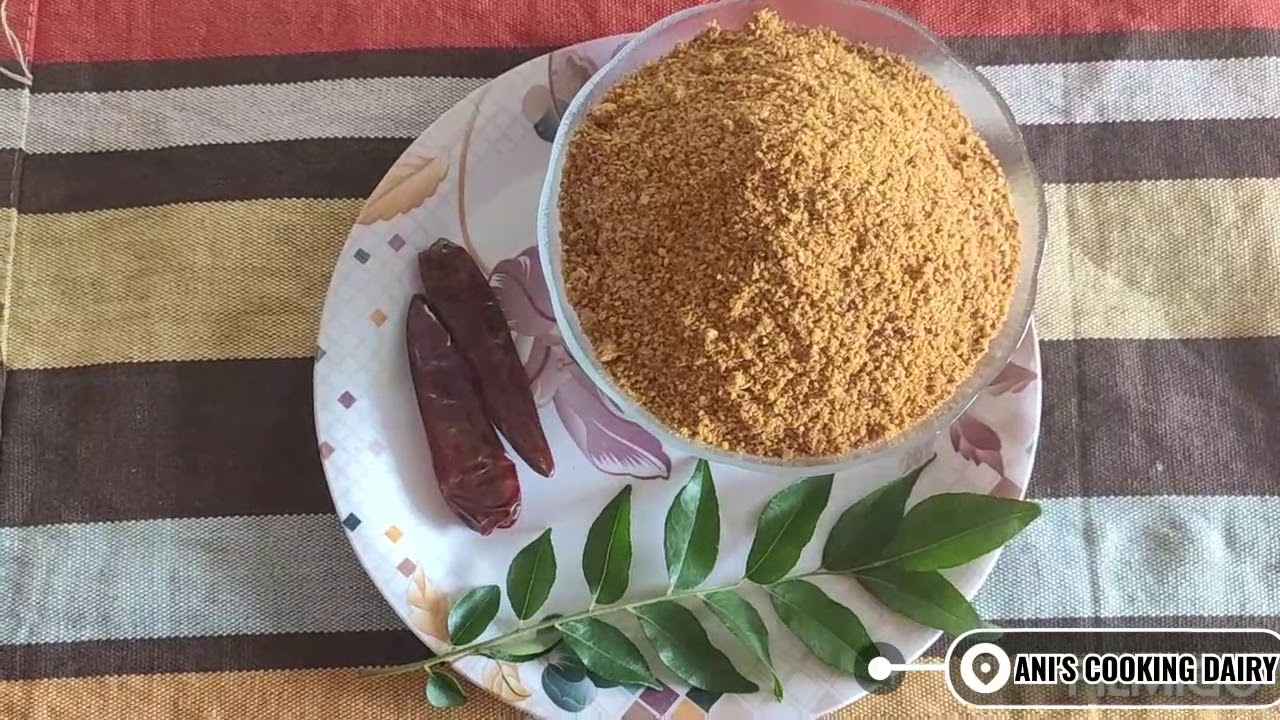 Grandma style Karapodi ,Best combination for idli,dosa,rice. - YouTube