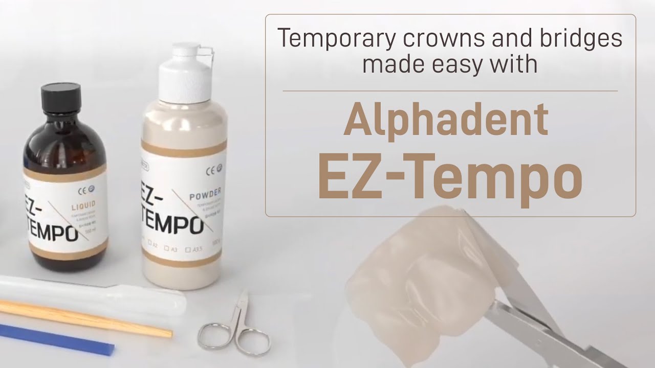 How to use self curing acrylic resin for temporary crown and bridge ...