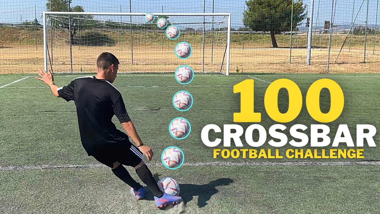 100 CROSSBAR FOOTBALL CHALLENGE - Quanti tentativi servono per prendere ...
