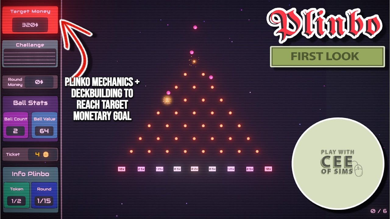 FIRST LOOK: Plinbo Demo | Roguelike Plinko Game? Count Me In - YouTube