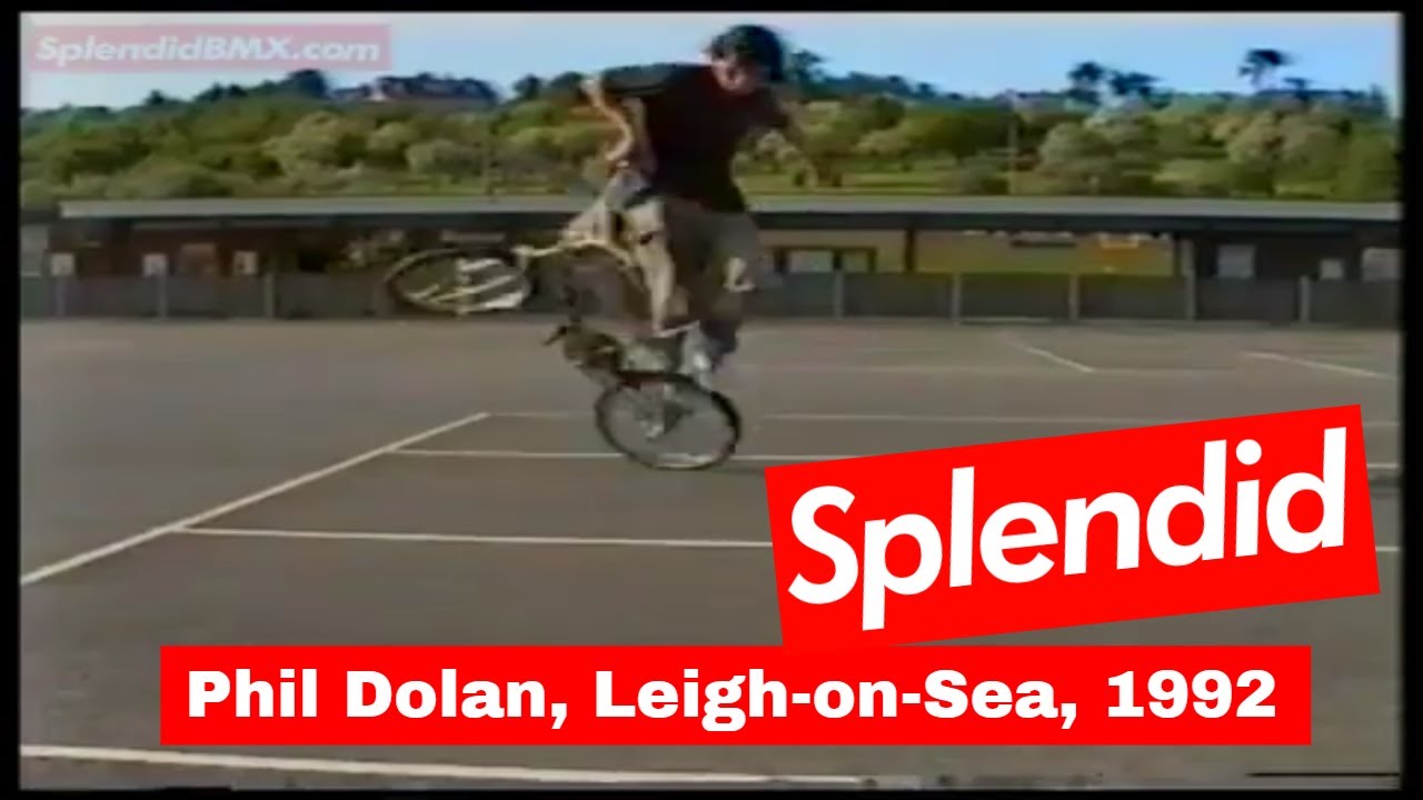 Phil Dolan, Mid School 90s Flatland, UK Old BMX, Leigh-on-Sea, 1992 ...