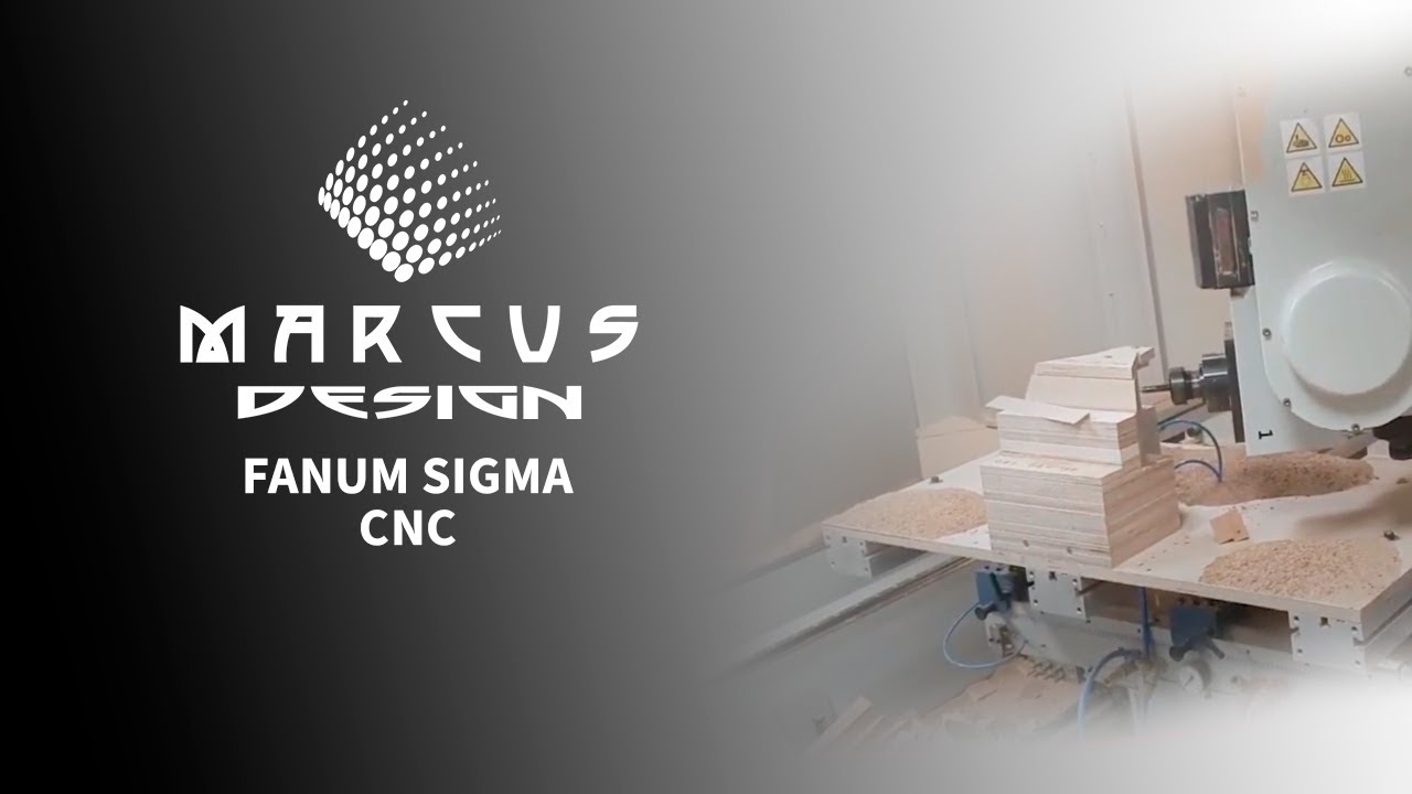 Fanum Sigma CNC w trakcie pracy - YouTube
