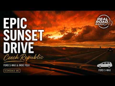 Epic Sunset Drive to Máchovo Lake, Czech Republic | Ford S-MAX & Indie Folk