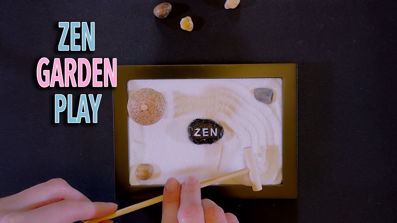 ASMR | Zen Garden - scratching, tapping, no talking (intro/outro only ...