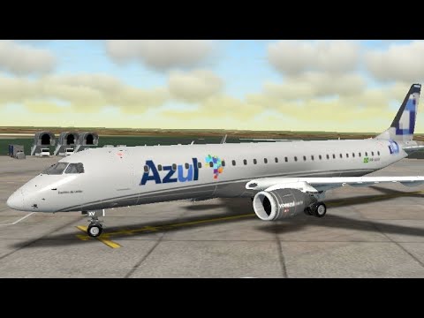 Decolando o Embraer Azul E190 - PR-AXV / São José do Rio Preto (SBSR ...