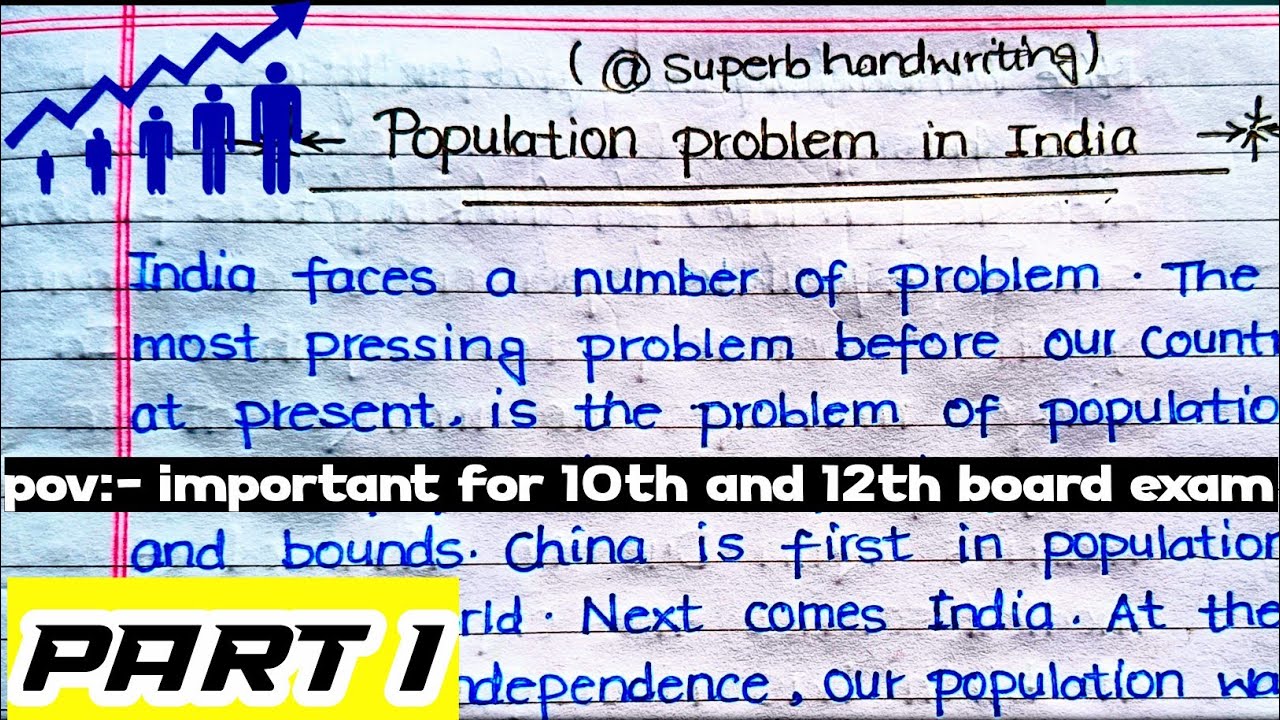 Write An Essay On Population Problem In India||Essay/Article On ...