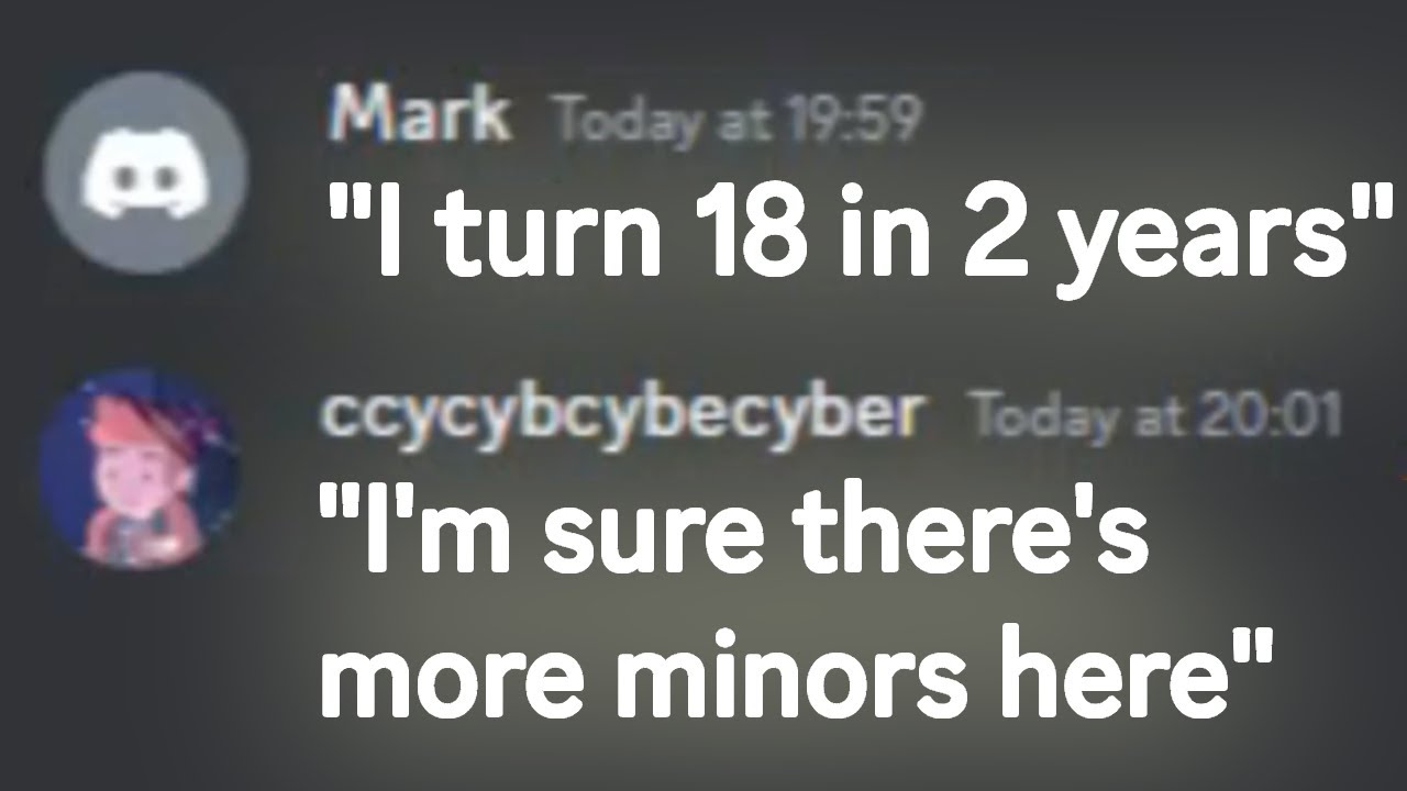 Undercover As A Kid In A R-Rated Discord Server - YouTube