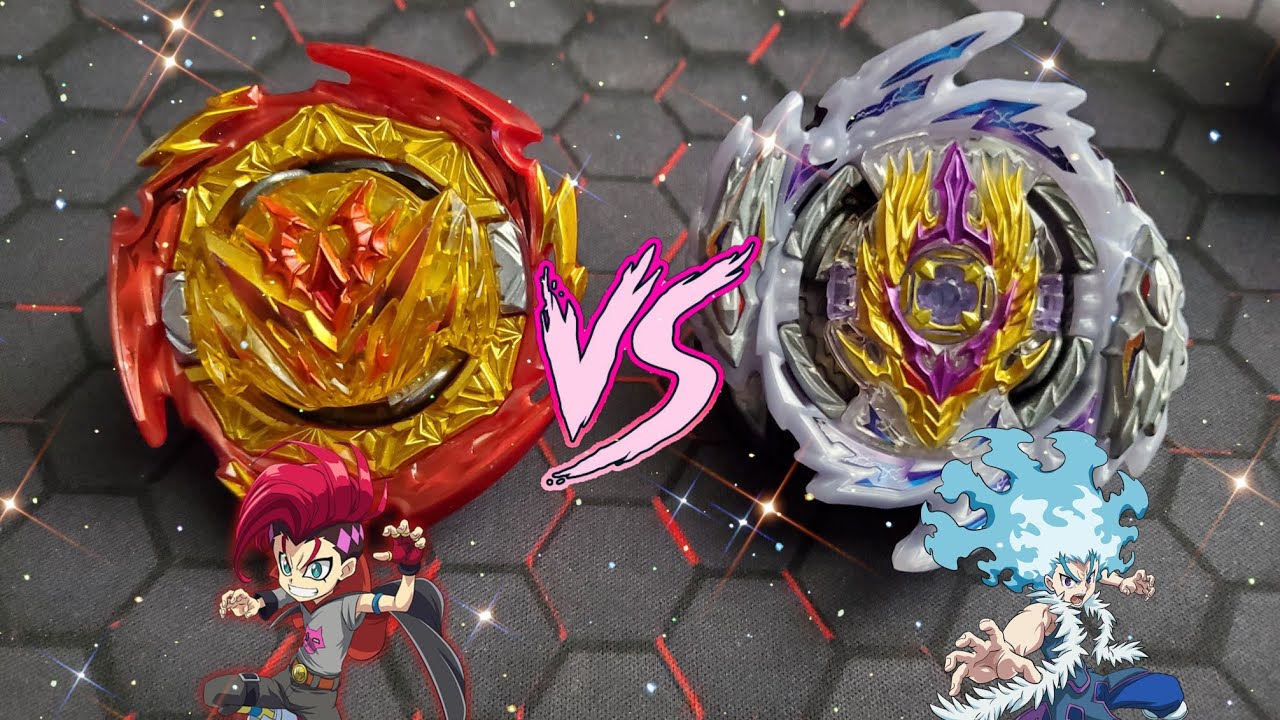 Dynamite Belial vs Rage Longinus -Bell vs Lui- Beyblade Burst Battle ...