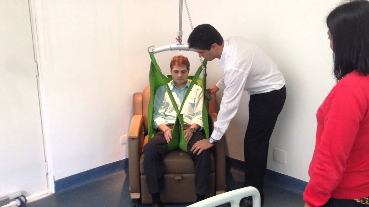 Liko Overhead Lift Vita Care - YouTube