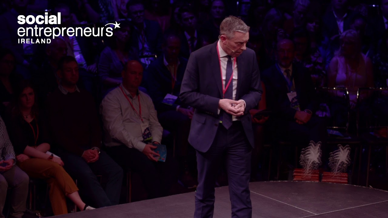 Donal Murphy (DCC plc) speaking at the Social Entrepreneurs Ireland ...