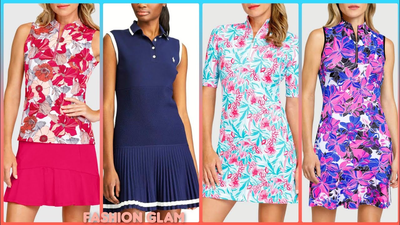 fashion tail activewear ladies golf apparel/women's golf clothing/golf ...