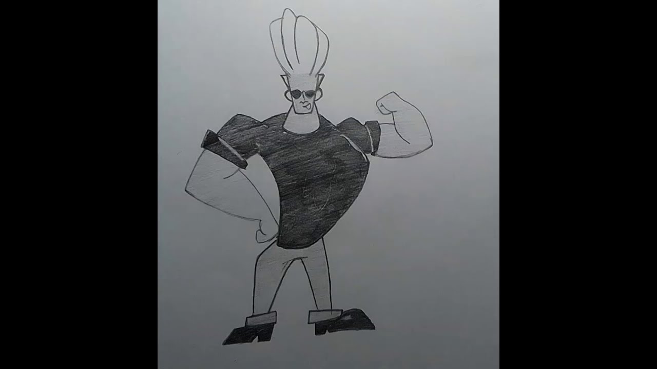 How to Draw Johnny bravo | drawing Johnny bravo easy drawing Step by ...
