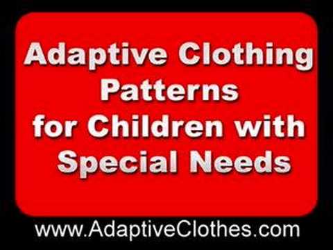 Adaptive Clothing Patterns for Children With Special Needs - YouTube