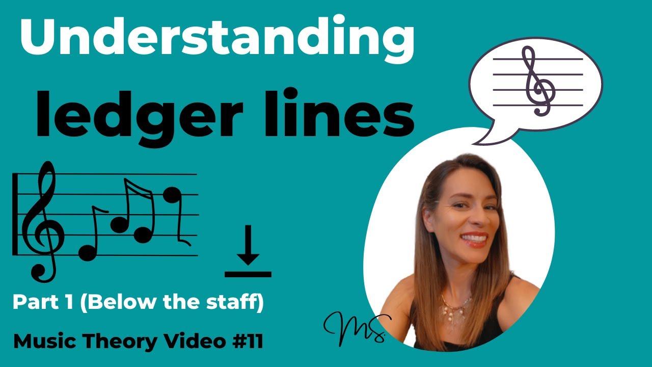 Understanding Ledger Lines (below the staff) - YouTube
