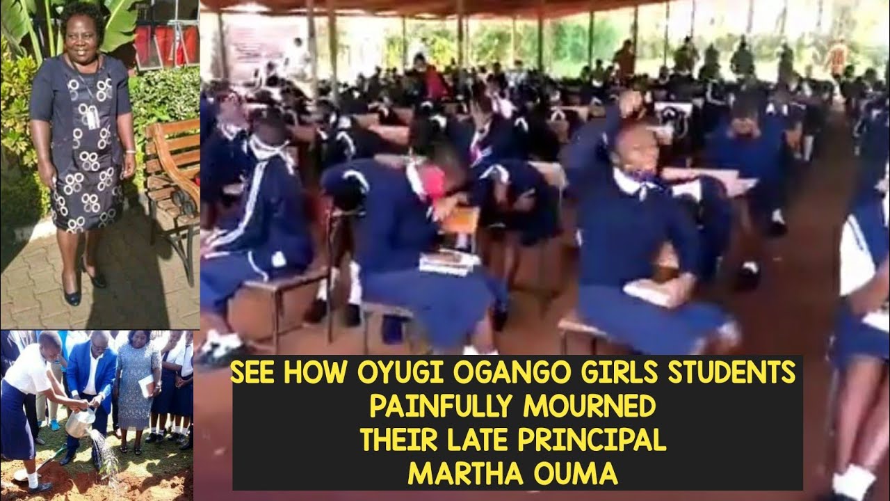 OYUGI OGANGO GIRLS PAINFULLY MOURNS THEIR PRINCIPAL MARTHA OUMA - YouTube