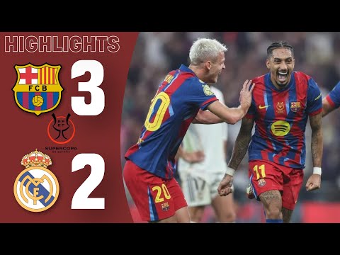El Clásico Final Real Madrid vs Barcelona | Super Cup 2026 Highlights
