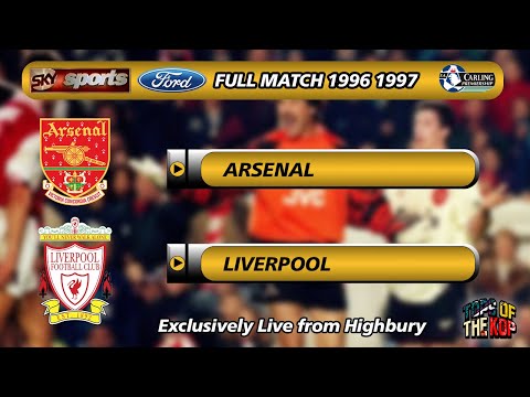 REEBOK CLASSICS | FULL MATCH | ARSENAL V LIVERPOOL | 1996 - 1997