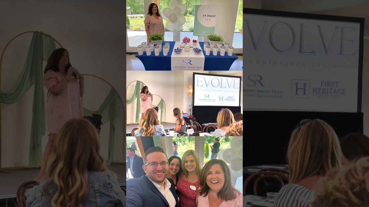 Sherry Riano speaking at the 2023 Freedom Builders EVOLVE event for eXp ...