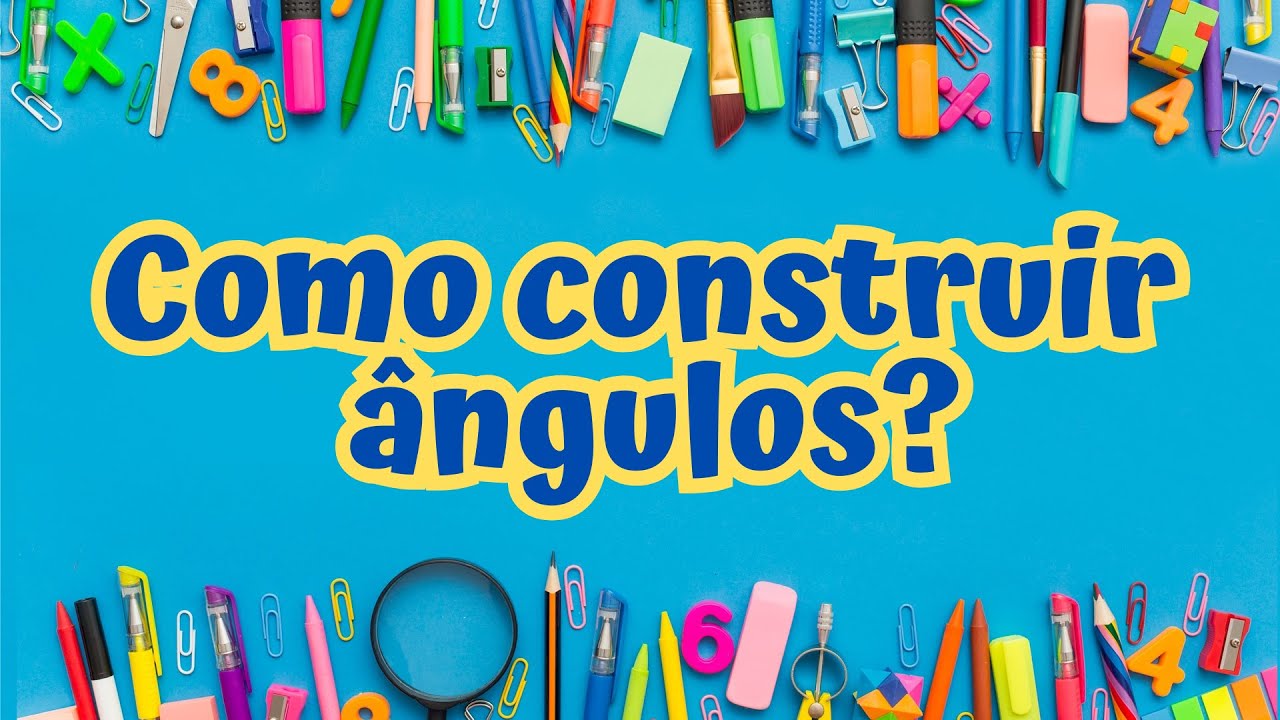 Como construir ângulos? - YouTube