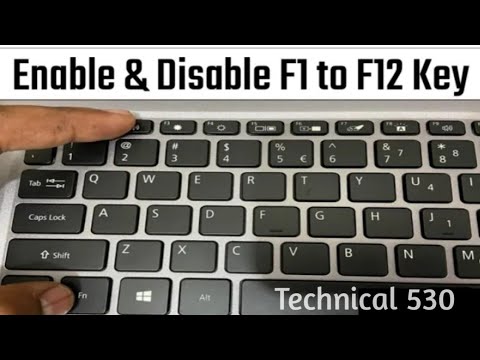 Function Keys Eneble & Disable. Fn key lock & unlock kaise kare 2023. # ...