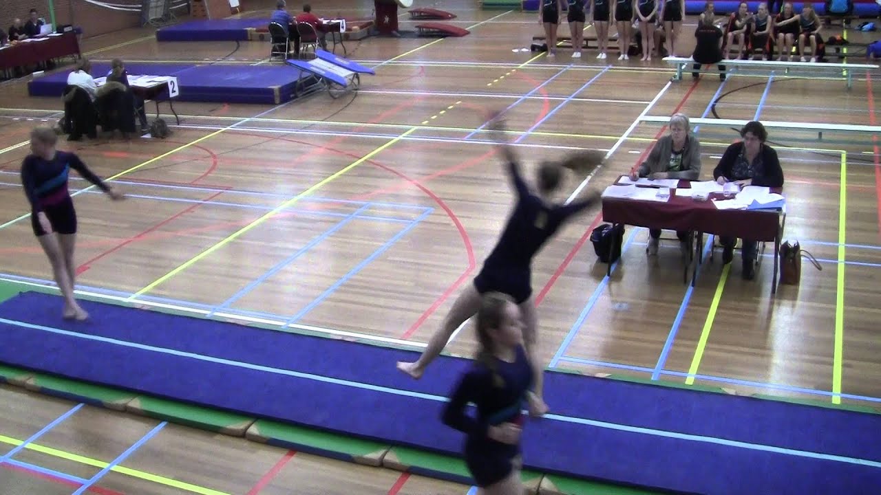 Springwedstrijden 2015 - Lange Mat - Turnsters C - YouTube
