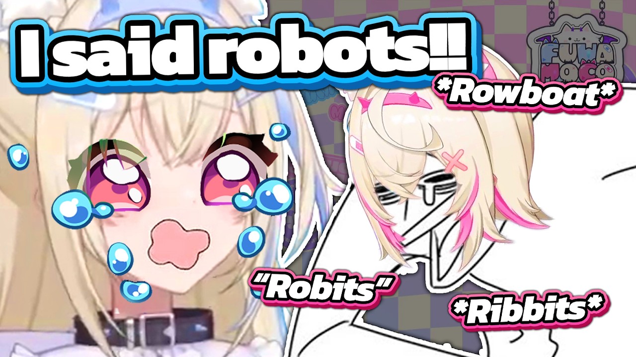 Mococo can't stop making fun of Fuwawa's accent - YouTube