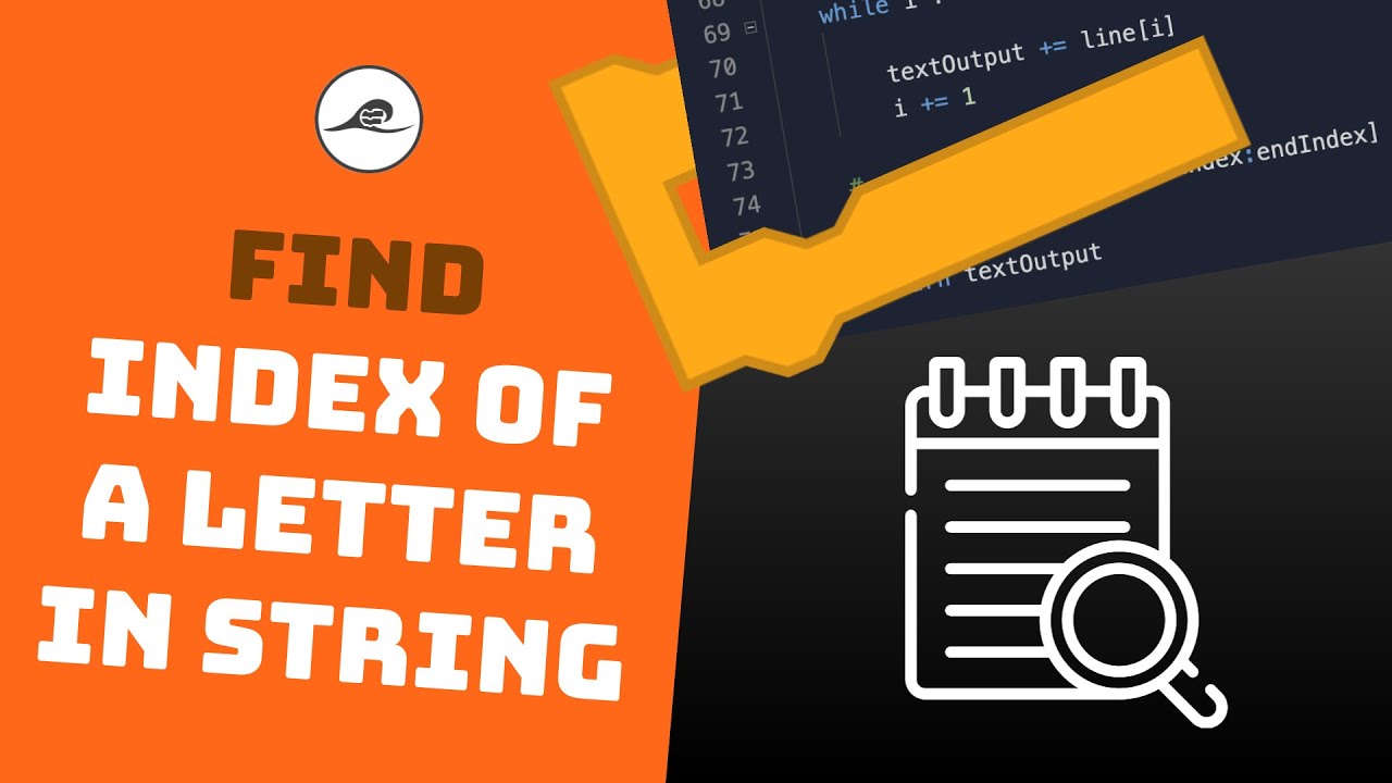 How To Get The Index Of A Letter In A String In Scratch YouTube How To Get The Index Of A Letter In A String In Scratch YouTube