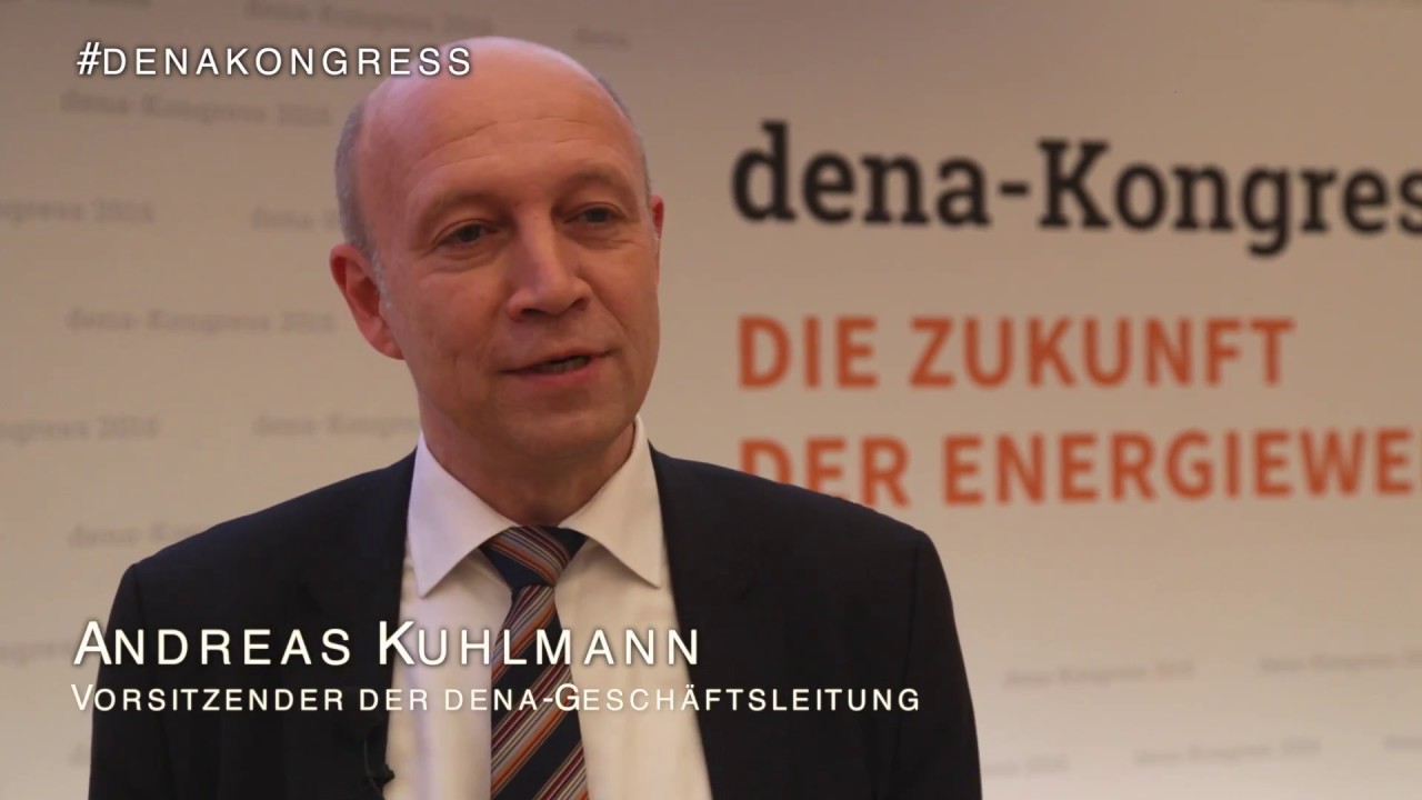 Andreas Kuhlmann, Vorsitzender der dena-Geschäftsführung #denakongress ...