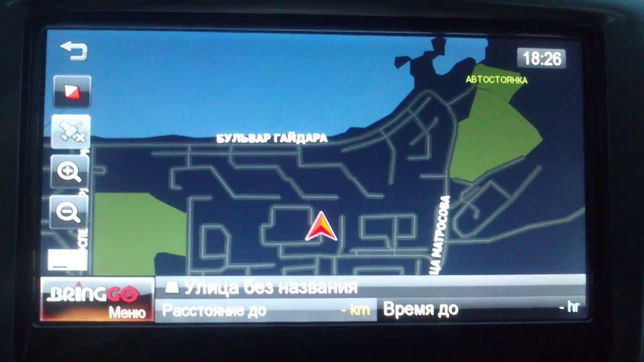 Навигация BringGO Россия на Майлинк в Шевроле Круз (Navigation work on ...