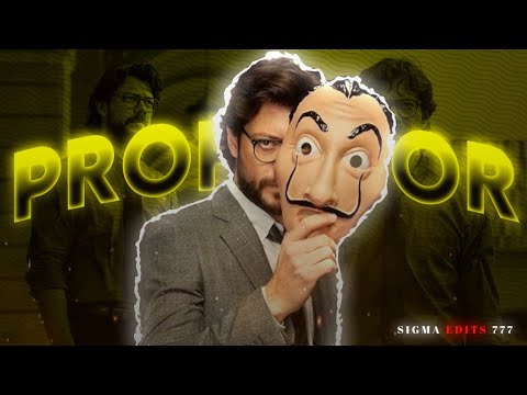 Professor X Gangsta paradise X Umbrella Edit | Money Heist Professor ...