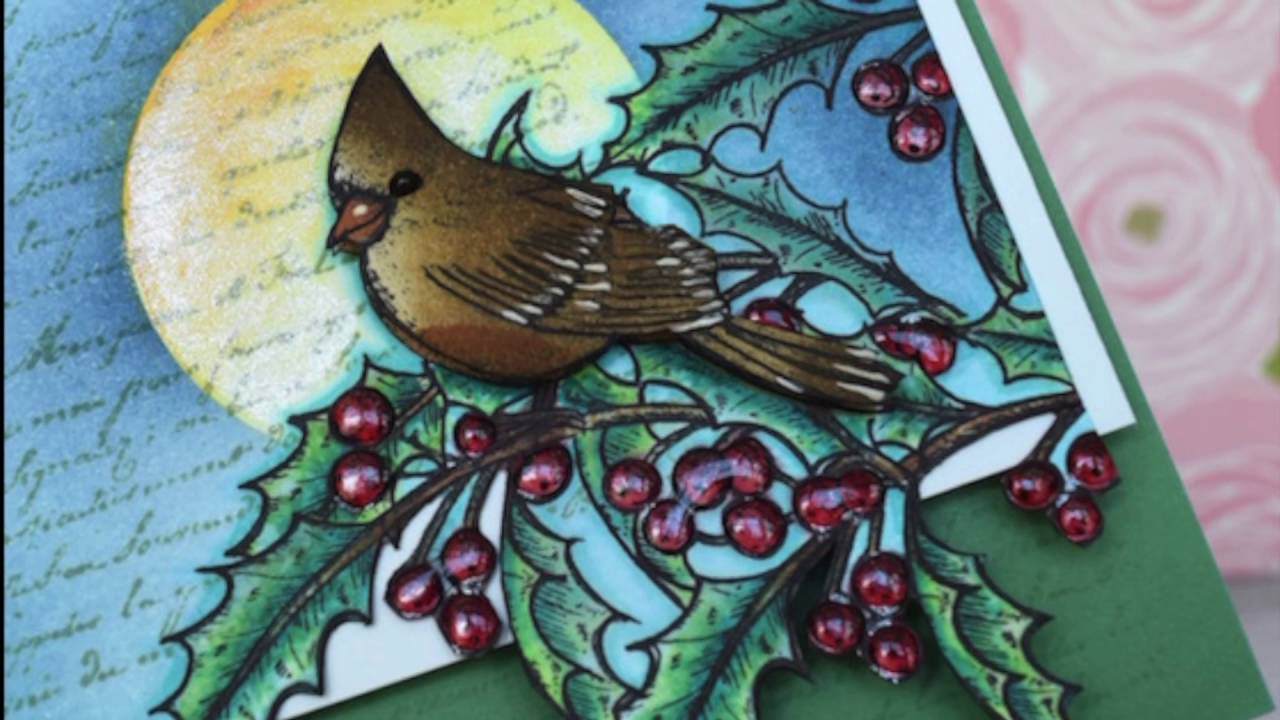 How to Color with Distress Ink - YouTube