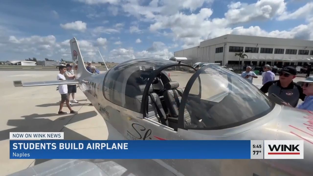 Students build airplane - YouTube