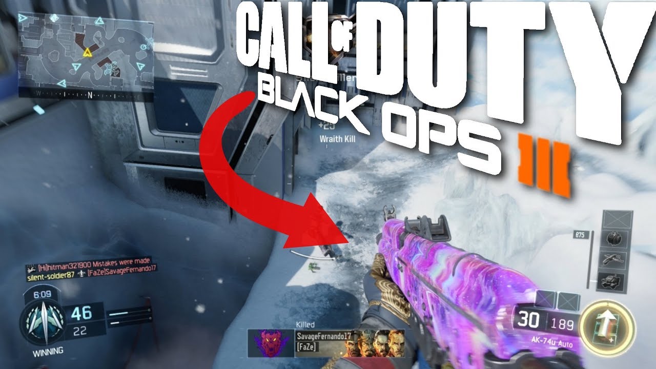 AK74U BLACK OPS 3 GAMEPLAY! NEW DLC WEAPONS IN BLACK OPS 3 "AK74U ...