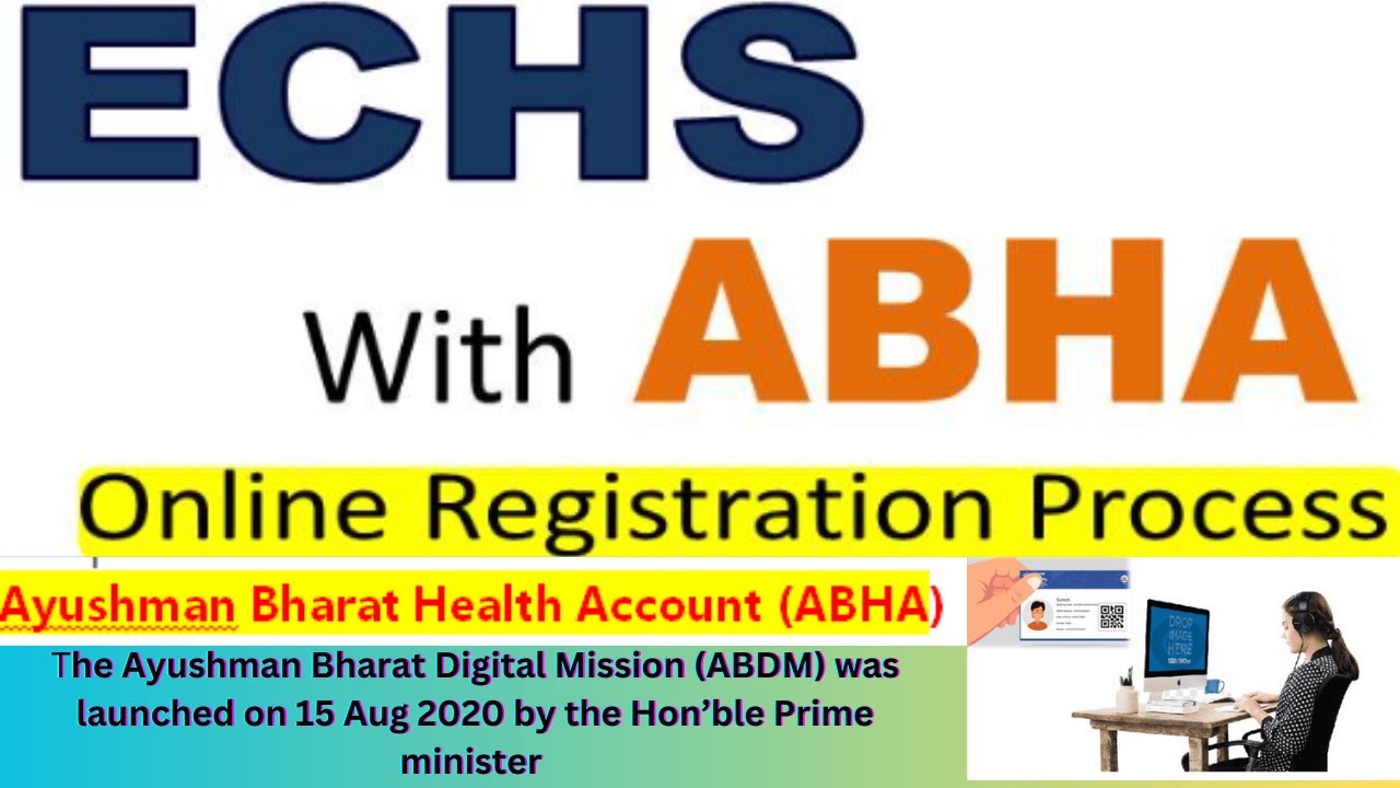 #ECHS WITH ABHA ONLINEREGISTRATION PROCESS,AYUSHMAN BHARAT HEALTH ...