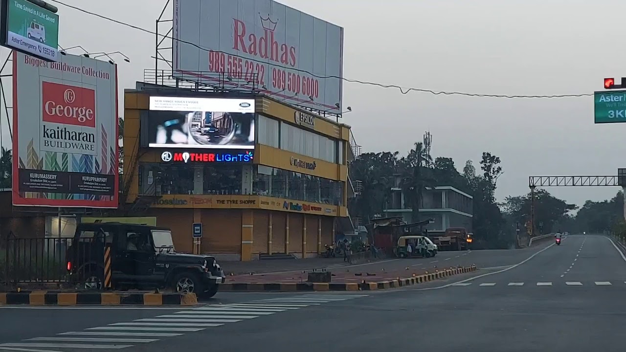 Led wall Hoarding Billboard in India - YouTube