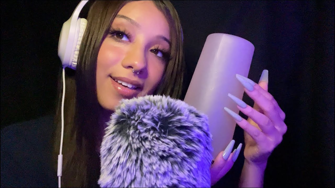 ASMR| Cup over mic (tapping, scratching & brushing) 🎙 - YouTube