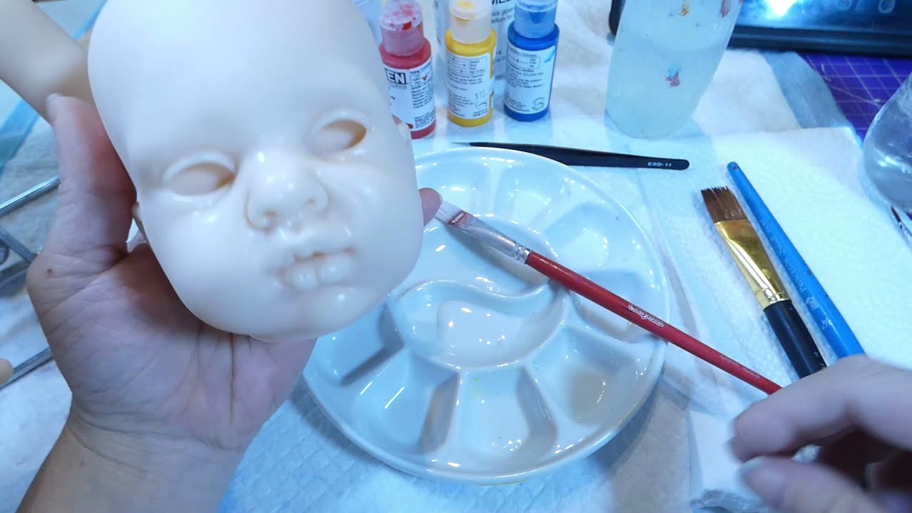 Another tuto p.2 reborn painting Blinkin - YouTube