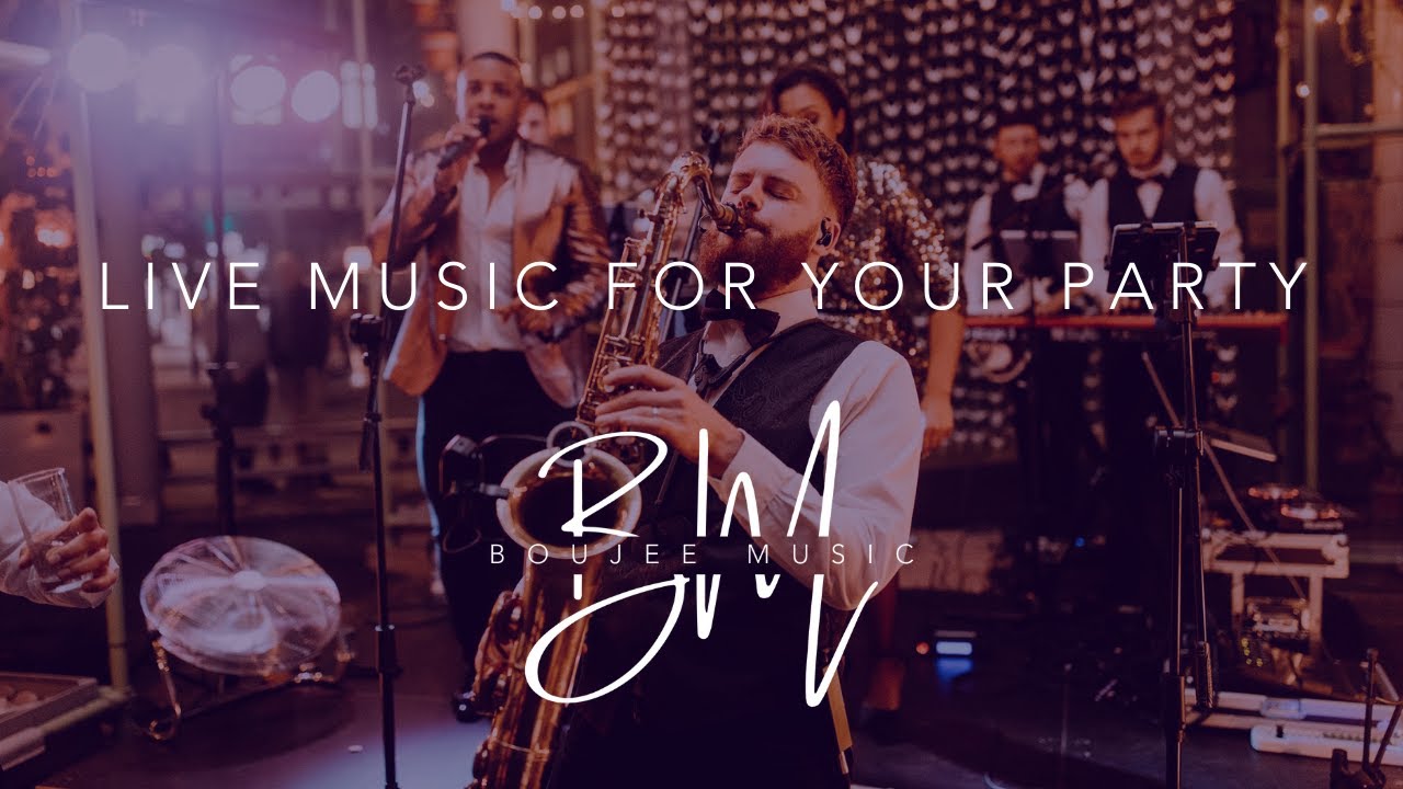 Live Music For Your Party - Boujee Music | Party Bands, Party Music ...