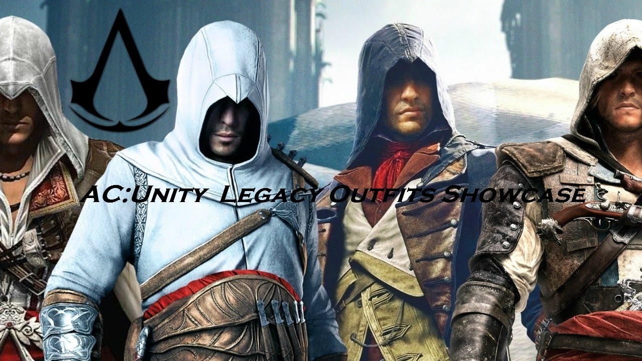 Assassin's Creed Unity: All Legacy Outfits! Showcase - YouTube